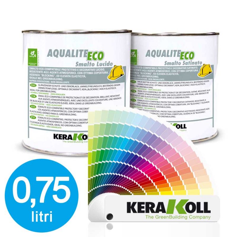 Aqualite Eco Smalto Satinato COLOR 0.75 litri » Edilgroup Shop